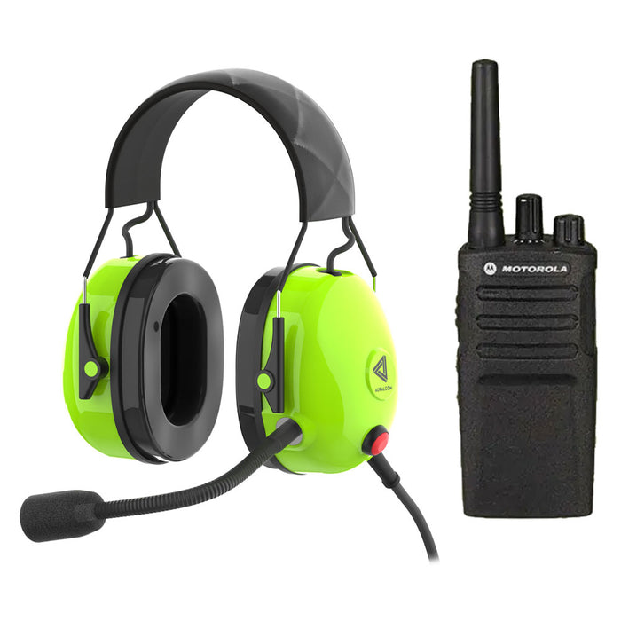 Auralcom Ear Defender and Motorola Radio Team Communication Solution ...