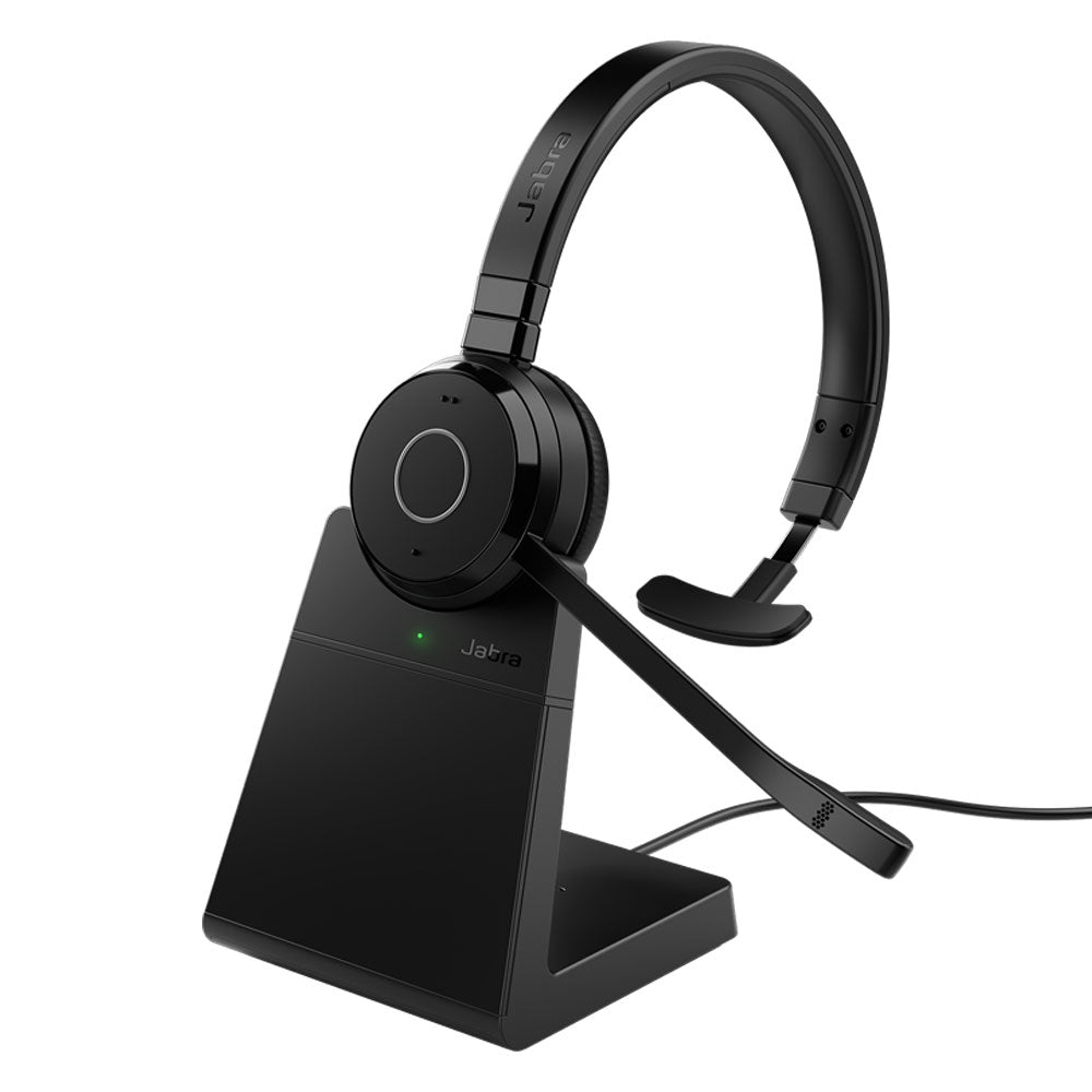 Jabra Evolve 65 TE UC Mono | PC and Smartphone Bluetooth headset for ...