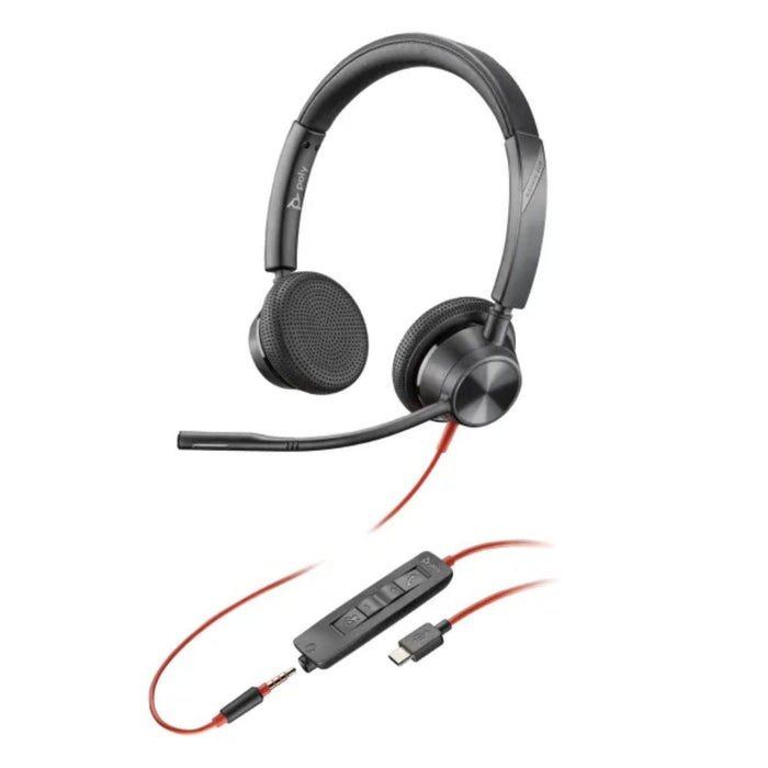Poly Blackwire 3325-M USB-A Headset - Refurbished– Best4Headsets