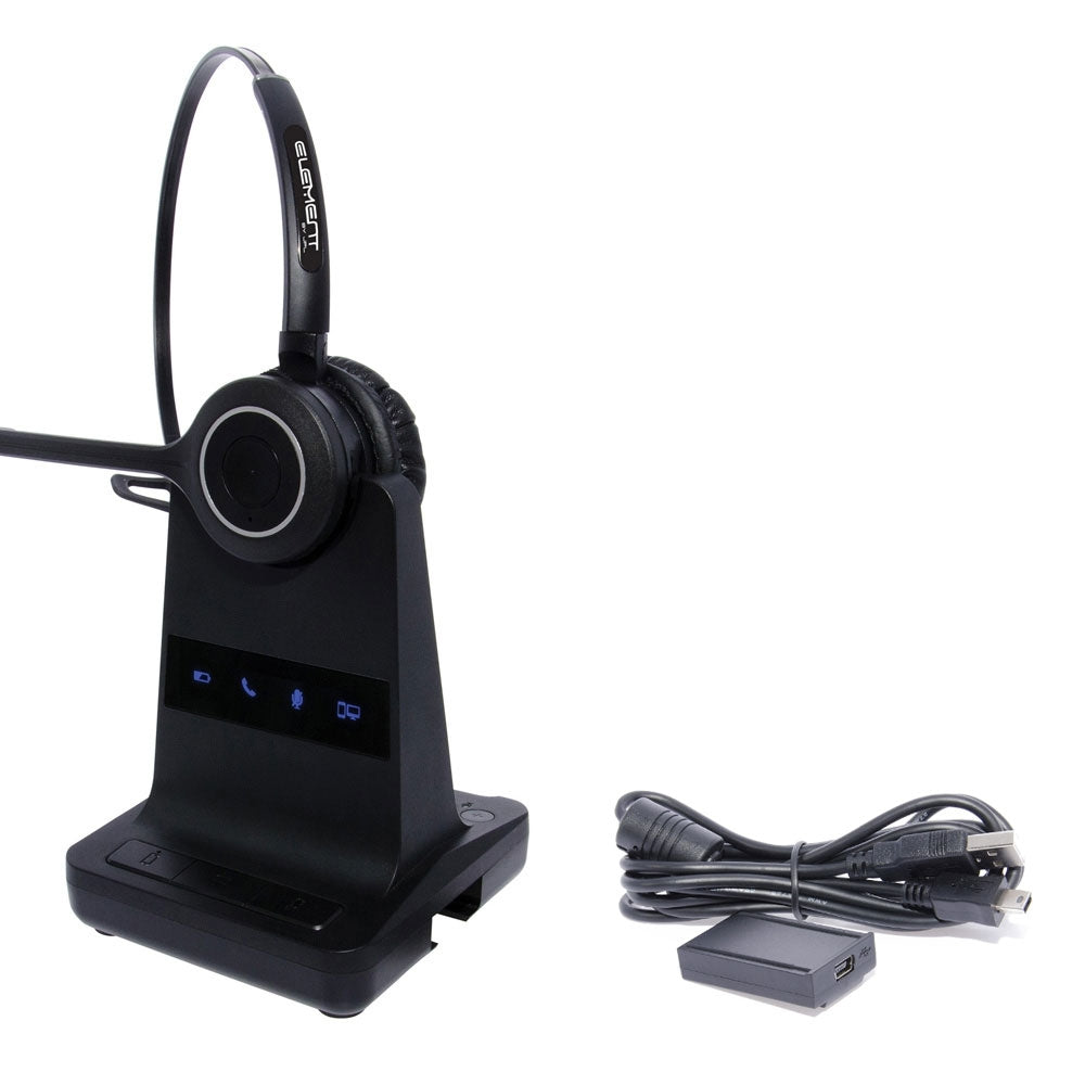 JPL Element-X500 Wireless Monaural DECT Telephone Headset - Phone & PC ...