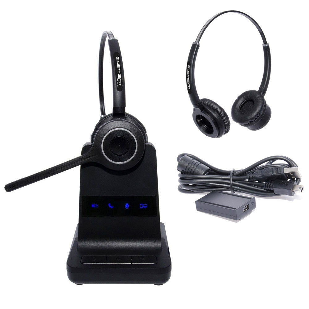 JPL Element-X500 Wireless Monaural DECT Telephone Headset - Phone, PC ...